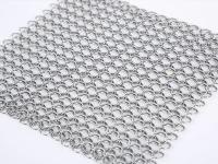 China Hotel Stainless Steel Ring Mesh Curtain Decorative Chain Mail Mesh for sale