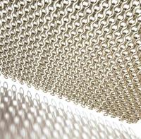 China Anodized Decorative Chain Curtains , Aluminium Door Fly Screen Chain for sale