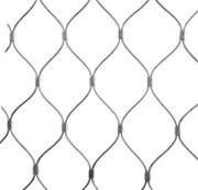China Flexible Stainless Steel Cable Mesh , Stainless Steel Aviary Mesh For Bird Zoo Fence for sale