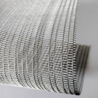 China 0.6mm Metal Mesh Laminated Glass , Copper Mesh Glass UV / Weather Resistant for sale