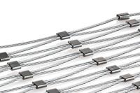 China Heavy Duty Stainless Steel Zoo Mesh Handwoven 316 Stainless Steel Cable Mesh for sale