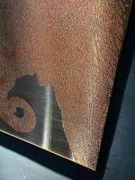 China Custom Copper Mesh Art for Metallic Wallpaper / Metallic Painting for sale