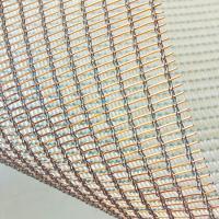 China UV Protection Metal Laminated Glass , Fabric Laminated Glass With Metal Mesh for sale