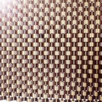 China Transparent Metal Mesh Woven PVD Coating For Building Facades for sale