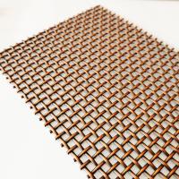 China Outdoor Decorative Woven Metal Mesh PVD Coated For Architecture for sale