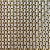 China Outdoor Decorative Woven Metal Mesh PVD Coated For Architecture for sale