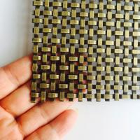 China Versatile Architectural Brass Mesh Corrosion Resistant Custom Metal Mesh Woven for sale