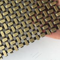 China Versatile Architectural Brass Mesh Corrosion Resistant Custom Metal Mesh Woven for sale