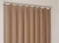 China Anodized Aluminum Coil Drapery Customized Metallic Woven Curtains for sale