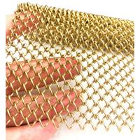 China Window Location Metal Coil Drapery Anodized With 7x7 Rope Construct for sale