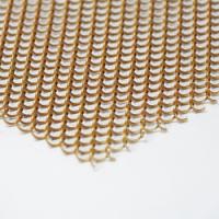 China Window Location Metal Coil Drapery Anodized With 7x7 Rope Construct for sale
