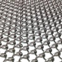 China Incombustible Woven Metal Mesh Drapery For Window Decoration for sale