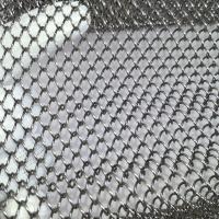 China JDW Anodized Aluminum Metal Coil Curtain / Woven Wire Curtain Corrosion Resistant for sale