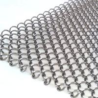 China Incombustible Woven Metal Mesh Drapery For Window Decoration for sale