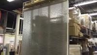 China Construction Metal Coil Drapery Incombustible With 7x7 Rope Construct for sale