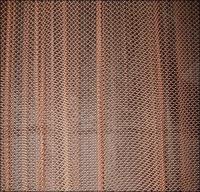 China 7x7 Anodized Metal Coil Drapery High Strength With Rails / Fittings for sale