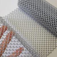 China Construction Metal Coil Drapery Incombustible With 7x7 Rope Construct for sale
