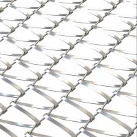 China 36m Electroplated SS Conveyor Belt Manufacturers High Tensile Strength for sale