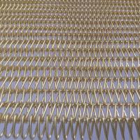 China Electroplated Hot Dipped GI Spiral Knitted Wire Mesh For Fence / Gabions for sale