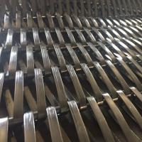 China Square Opening Spiral Wire Mesh 0.5mm - 5mm Wire Dia 8.9kgs/M2 for sale