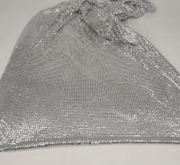 China 0.5mm Shimmering Metal Sequin Fabric Eco Friendly For Event Decor for sale