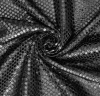 China Woven Round Metal Sequin Fabric / Metal Mesh Fabric Chainmail For Decoration for sale