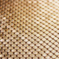 China Decoration Metal Sequin Fabric 200gsm With Moderate Flexibility for sale