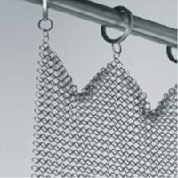 China Stainless Steel Chainmail Ring Curtains 1-3mm Wire Diametar Customizable for sale