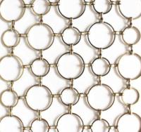 China Electroplated Metal Ring Mesh Rust Resistant 2mm Wire Diameter For Track Fix for sale