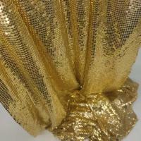 China Eco Friendly Shiny Woven Metal Mesh Fabric For Creating Dresses / Skirts for sale
