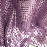 China Eco Friendly Shiny Woven Metal Mesh Fabric For Creating Dresses / Skirts for sale