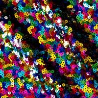 China Eco Friendly Metal Sequin Fabric 2mm-7mm Wire Diameter Round Shape for sale