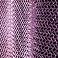China Versatile Metal Ring Mesh Electroplated Surface Easy Install for sale