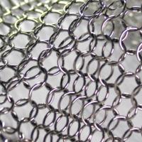 China ODM OEM Stainless Steel Ring Mesh Curtain Polished / Electroplating Finished for sale