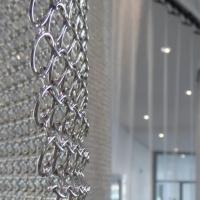 China ODM OEM Stainless Steel Ring Mesh Curtain Polished / Electroplating Finished for sale