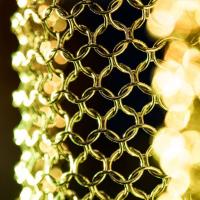 China Polished 316 Stainless Steel Ring Mesh Customized For 15-25mm Holes for sale