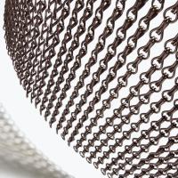 China Stylish Rustproof Metal Chain Link Curtains Hanging Installation for sale