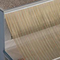 China Elegant Silver Rectangular Aluminum Chain Screen Curtain Easy Maintenance for sale