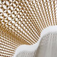 China Rust Resistant Aluminium Chain Curtain Lightweight for interior / exterior for sale