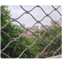 China 1.2-5mm Cable Stainless Steel Wire Rope Mesh With Rhombus Hole Shape for sale