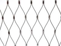 China 1m-2m Custom Handwoven Rhombus Wire Mesh Stainless Steel Flexible Wire Rope Mesh for sale