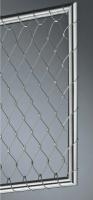 China 1m-2m Custom Handwoven Rhombus Wire Mesh Stainless Steel Flexible Wire Rope Mesh for sale