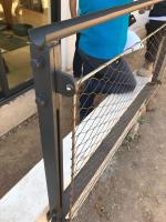 China Handwoven Ferruled Type Stainless Steel Woven Wire Mesh Mill Finish / Colored Finish for sale