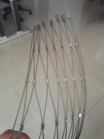 China Versatile Stainless Steel Wire Rope Mesh Ferruled Type / Knotted Type for sale