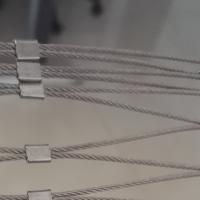 China Versatile Stainless Steel Wire Rope Mesh Ferruled Type / Knotted Type for sale