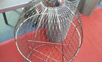 China JDW Stainless Steel Wire Rope Mesh Net Ferruled Type Knotted Type SS Welded Wire Mesh for sale