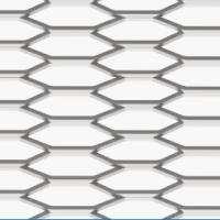 China Free Rounded Hole Expanded Mesh Metal 0.5mm-8mm Thickness With Stretched / Punching for sale