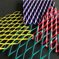China Diamond Opening Residential Expanded Sheet Metal Customized Length for sale