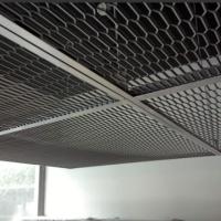China Fall Protection Expanded Metal Mesh Panels With Diamond Hexagonal / Square Openings for sale