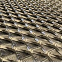 China Diamond Opening Residential Expanded Sheet Metal Customized Length for sale
